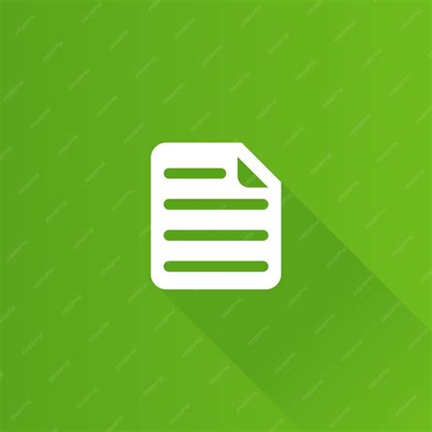 Premium Vector Text File Format Flat Color Icon Long Shadow Vector Illustration