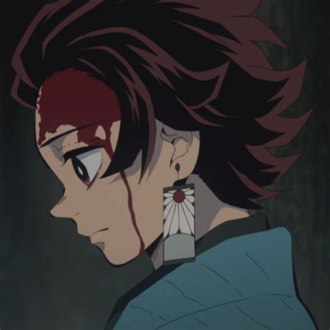 Demon Slayer Tanjiro Kamado Green Aesthetic Anime Character Drawing