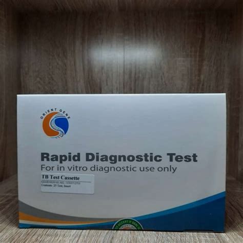 Promo Rapid Test Tb Tuberculosis Casette Orient Gene Test Tbc Isi 25