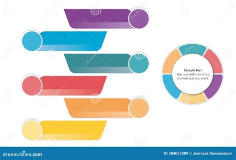 Multi Colored Pie Chart By Bar Graphs Stock Illustration Illustration Of Presentation Growth