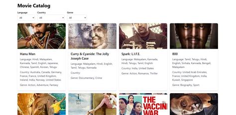 aditi mehra on linkedin react application that elegantly displays movies catalog on a webpage…
