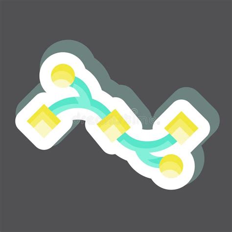 Sticker Bezier Curve Related To Graphic Design Tools Symbol Simple Design Editable Simple
