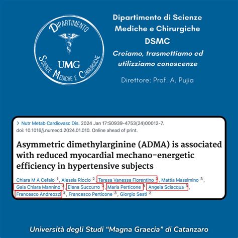 Dsmc Unicz Ricercascientifica Dsmc Dipartimento Di Scienze Mediche E Chirurgiche