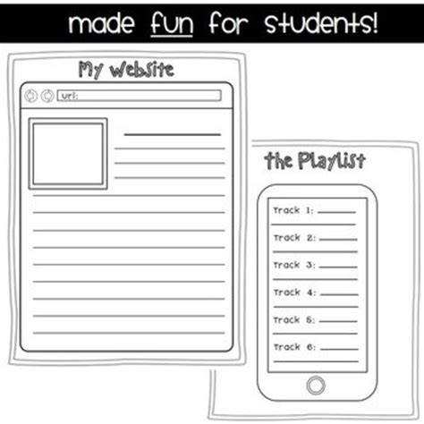 Graphic Organizer Interactive Notebook Bundle Etsy