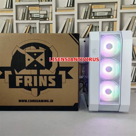 Jual Casing Cubegaming Cube Gaming Frins White 3 Fan Rgb Tempered Glass Shopee Indonesia