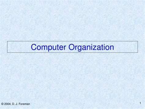PPT Computer Organization PowerPoint Presentation Free Download ID 3359985