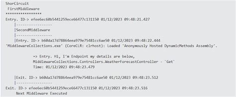 NET Core Custom Middleware Short Circuit