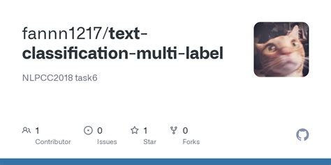 Github Fannn Text Classification Multi Label Nlpcc Task