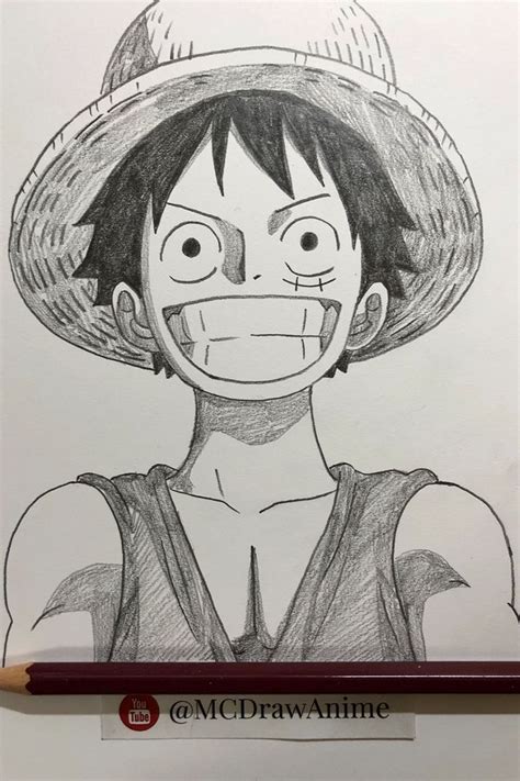 How To Draw Luffy Step By Step Easy One Piece Drawing Anime