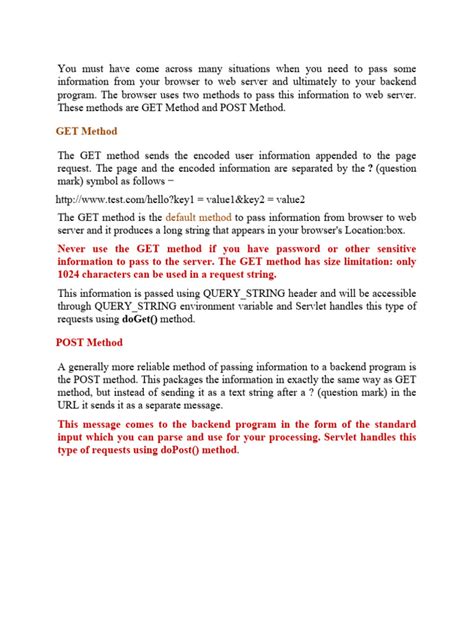 Servlet Reading Parameters Pdf Software Engineering Computer