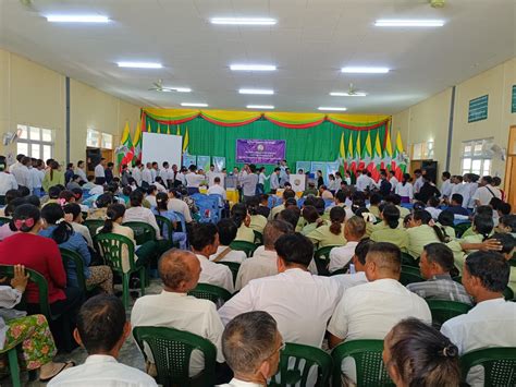 ဧရာဝတီတိုင်းဒေသကြီး၊ ဟင်္သာတမြို့နယ်၌ မဲဆန္ဒရှင်ပြည်သူများ မြန်မာအီလက