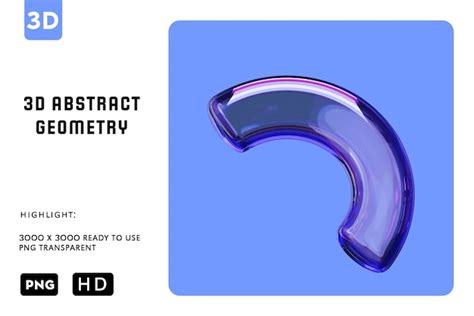Premium Psd Psd Curve 3d Illustration