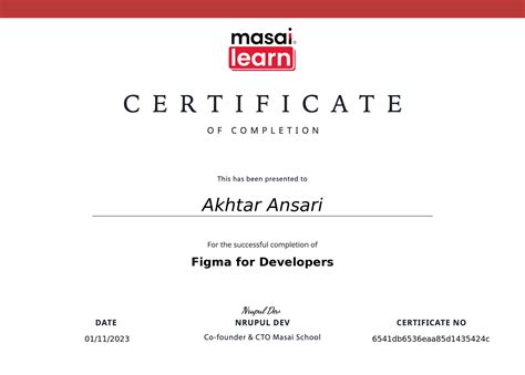 I Have Learnt Figma For Developers Online At 0 Cost With Masai Learn