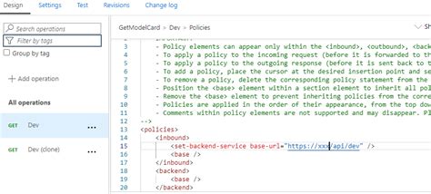 Azure Api Backend Service Url Stack Overflow