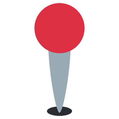Round Pushpin Emoji For Facebook Email And Sms Id 11062 Uk