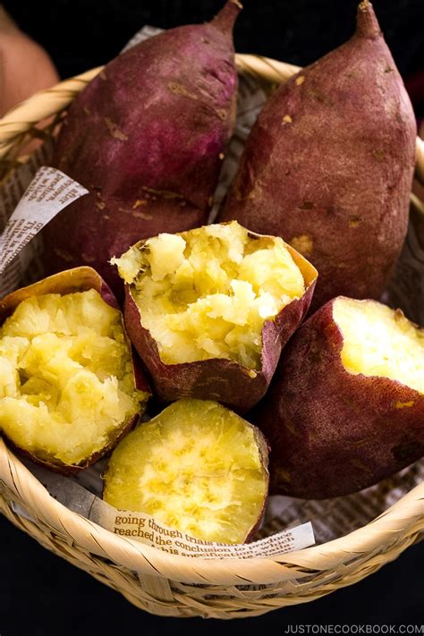 Baked Japanese Sweet Potatoes Yaki Imo 焼き芋 • Just One Cookbook