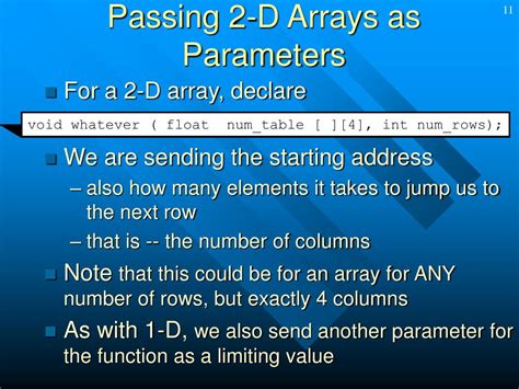 Ppt Multidimensional Arrays Powerpoint Presentation Free Download