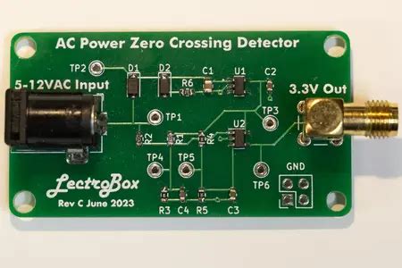 Zero Crossing Detector For Mains Frequency Monitoring