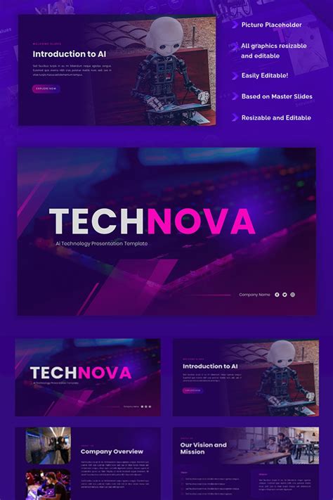 Technova Ai Technology Powerpoint Template
