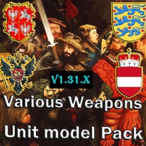 Various Weapons Unit Pack Paradox Mods