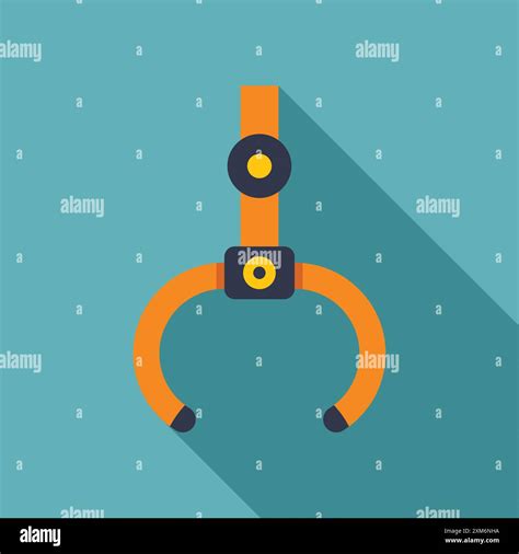 Industrial Robotic Arm Manipulator Is Picking Up An Object Stock Vector Image And Art Alamy