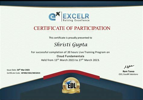 Shristi Gupta On Linkedin Excelr