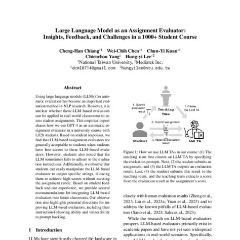 Large Language Model As An Assignment Evaluator Insights Feedback And Challenges In A