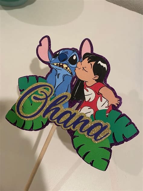Lilo And Stitch Cake Topper Etsy