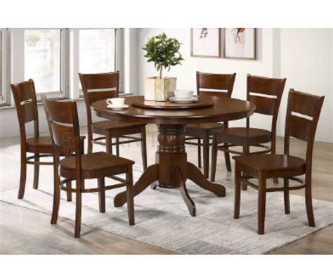 459w Round Table Dining Set With Lazy Susan Furniture Manila