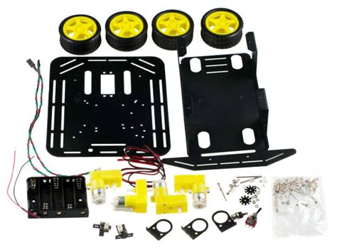 Baron 4wd Arduino Mobile Robot Platform With Encoder Kiwi Electronics