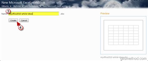 How To Create A New Office File Using SkyDrive