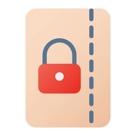 Data Document File Folder Lock Password Icon Free Download