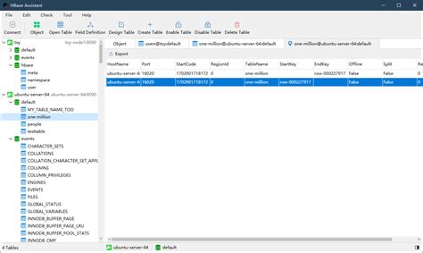 Hbase Assistant Hbase Desktop Gui