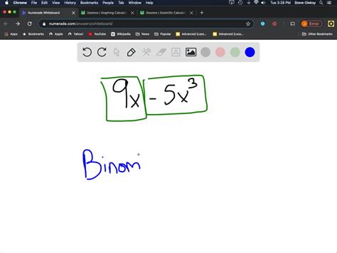 Solved Identify Each Polynomial As A Monomial A Binomial Or A
