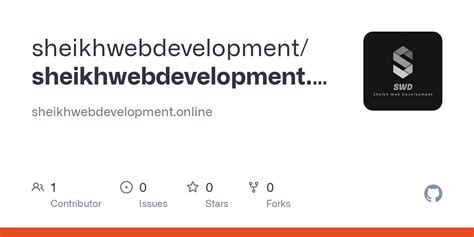 Github Sheikhwebdevelopment Sheikhwebdevelopmentonline