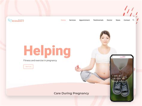 New Responsive HTML5 Template For Mom S Care Pregnancy HTML