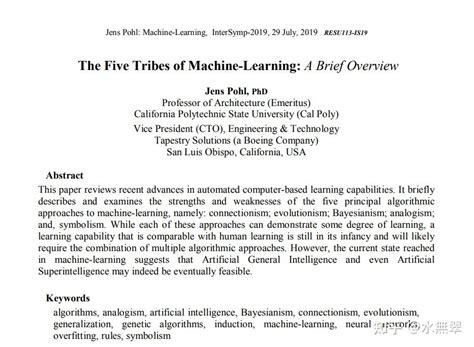 机器学习的五大流派：机器也能像人一样思考吗？（符号主义、联结主义、进化主义、贝叶斯派、类比主义） 知乎