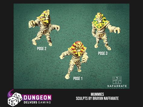 Mummies Lord Pharaohs Dnd Monster Dungeons Dragons Mummy Beast Etsy