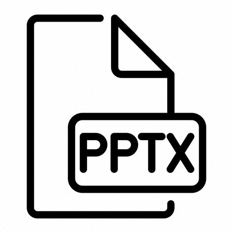 Pptx Powerpoint File Format Type Ex Icon Download On Iconfinder