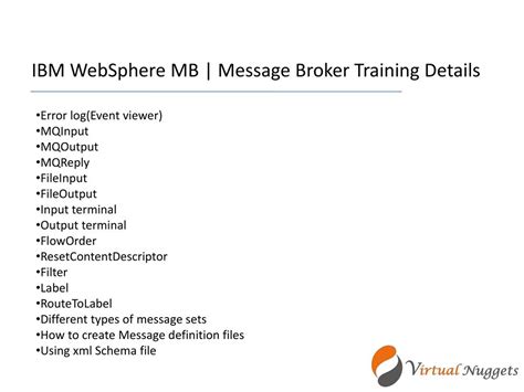 Ppt Instructor Led Live Ibm Websphere Message Broker Mb Powerpoint Presentation Id7200917