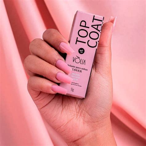 Top Coat Cover Vòlia Selante Para Unhas Alto Brilho 9g Arte Sedução