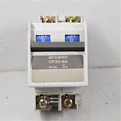 Jual Mitsubishi CP30 BA 2P AC DC Circuit Protector MCB Breaker CP30 CP30BA 5A Kota Batam