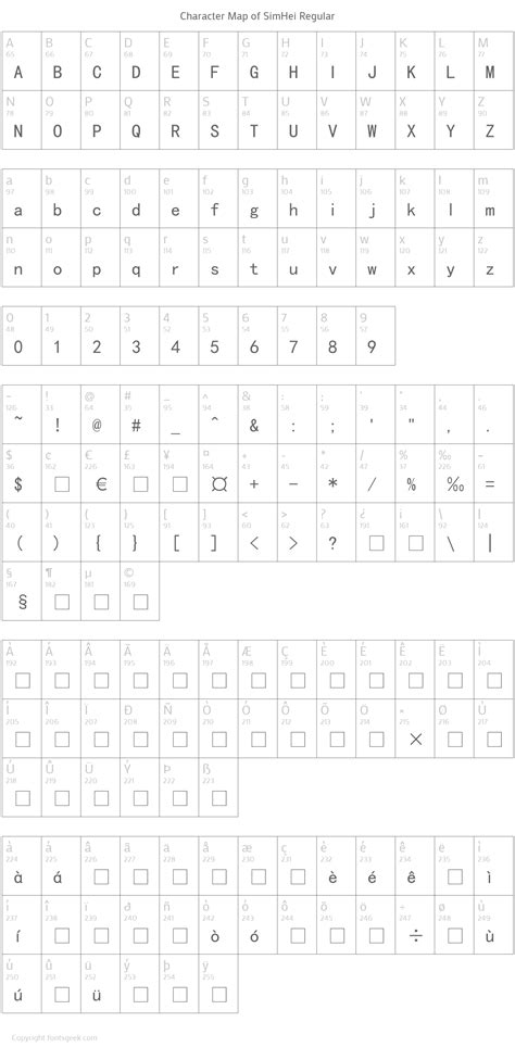 Simhei Font Download For Free View Sample Text Rating And More On Fontsgeekcom