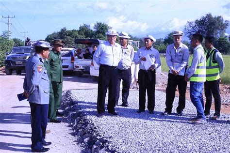 ကရင်ပြည်နယ် ဝန်ကြီးချုပ် ဦးစောမြင့်ဦး လှိုင်းဘွဲမြို့နယ်နှင့် ကော့ကရိတ်မြို့နယ်များရှိ ဒေသဖွံ့ဖ