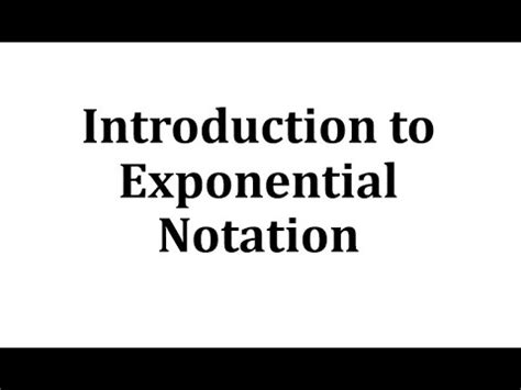 Exponential Notation Video Algebra CK Foundation