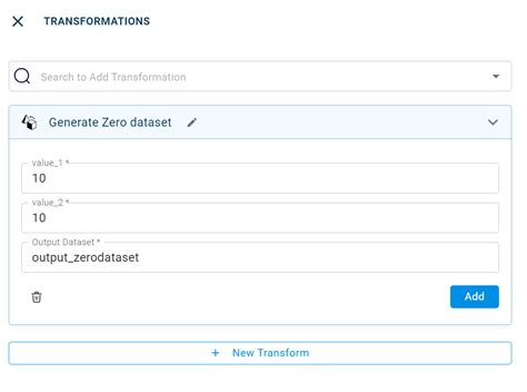 generate zero dataset — rapidcanvas documentation
