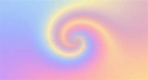Colorful Abstract Pastel Swirl Background In Soft Gradient Tones Stock