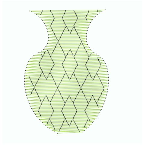 embroidery digitizing objects types and fill styles object column