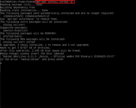 Konfigurasi Vsftpd Pada Debian