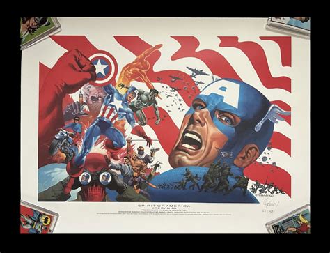 Jim Steranko Captain America Print In Chris Pitzers Book One 18x24